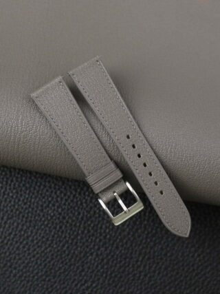Grey Canvas Mix Alligator Watch Strap | Handdn