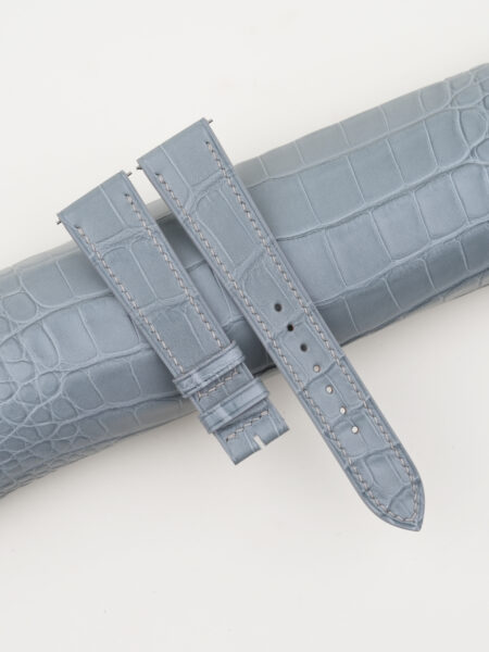Grey Togo Leather Watch Strap | Handdn - Bespoke Watchstraps
