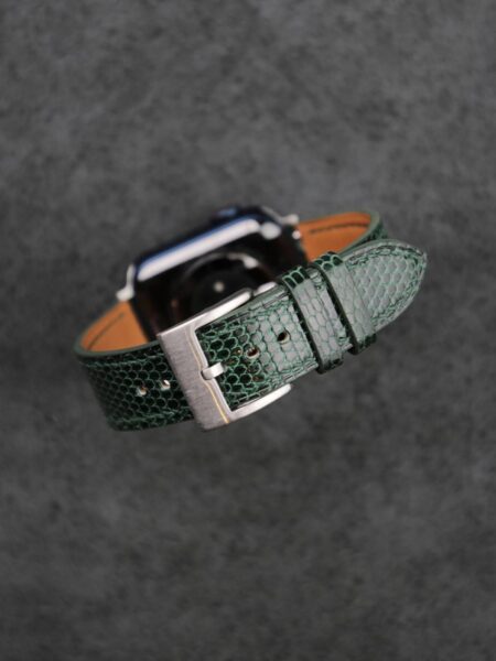 Dark Brown Epsom Calf Leather Apple Watch Band | Handdn - Bespoke ...