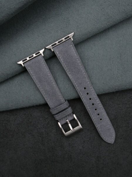 Light Grey Alligator Leather Watch Strap | Handdn - Bespoke Watchstraps